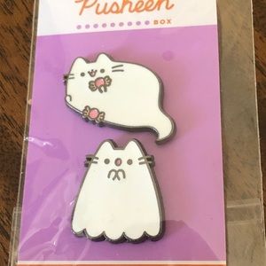 Pusheen | Jewelry | Nwt Pusheen Cat Box Enamel Pin Set Collectible ...